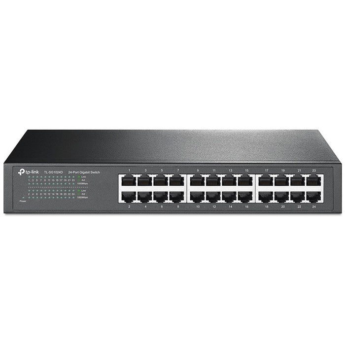 TP-Link TL-SG1024D 24 Port Gigabit Desktop / Rackmount Switch - Metal